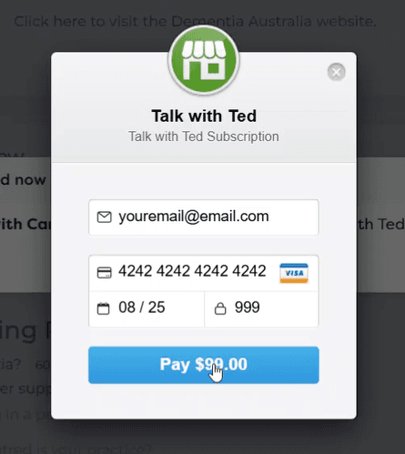 Talk with Ted support | Dementia Australia